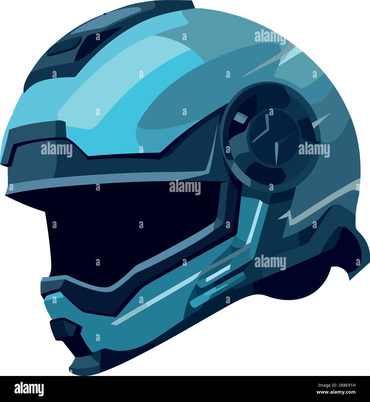 biker helmet design illustration over white Stock Vector Image & Art ...