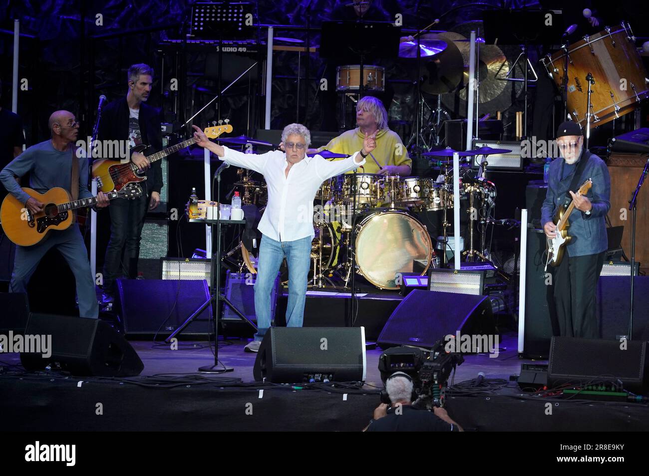 Simon Townshend, Jon Button, Roger Daltrey, Zak Starkey und Pete ...
