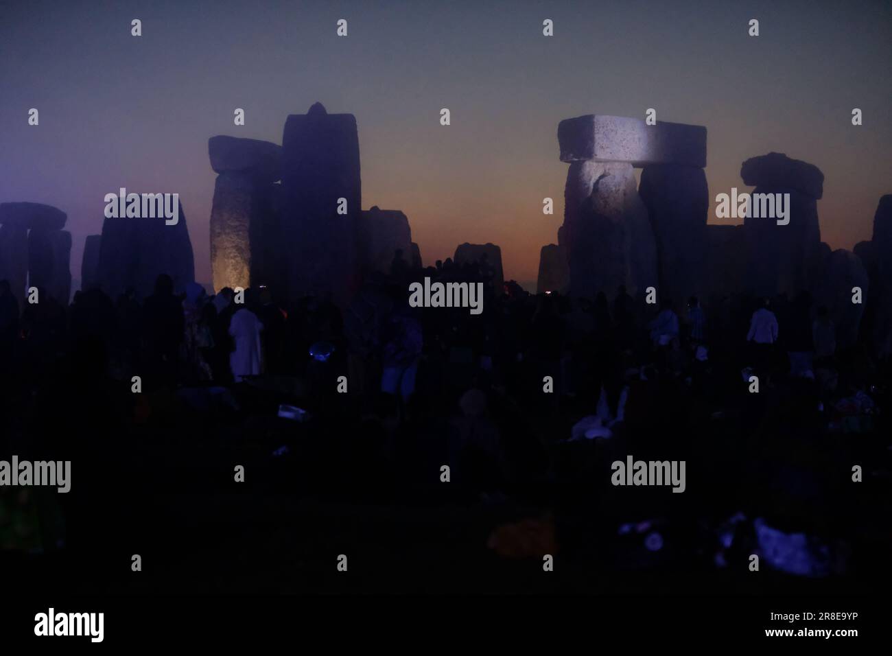 Salisbury, Britain. 21th June, 2023. People gather to celebrate the ...