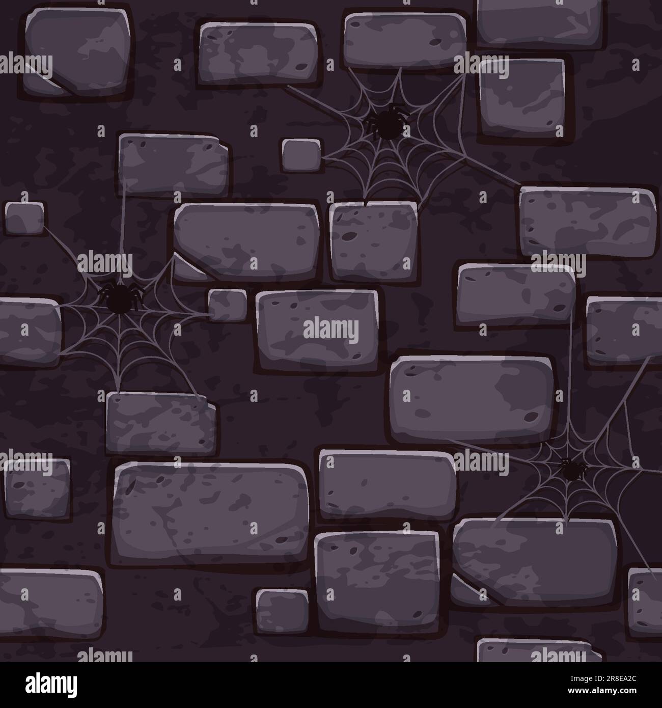 Cartoon old brick wall texture for 2D game Stock Vector Image & Art - Alamy