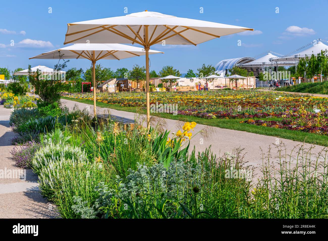 Mannheim, Germany - 26 May 2023: Federal horticulture and garden show ...