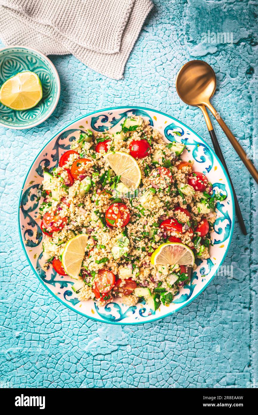 Tabbouleh bulgur hi-res stock photography and images - Alamy
