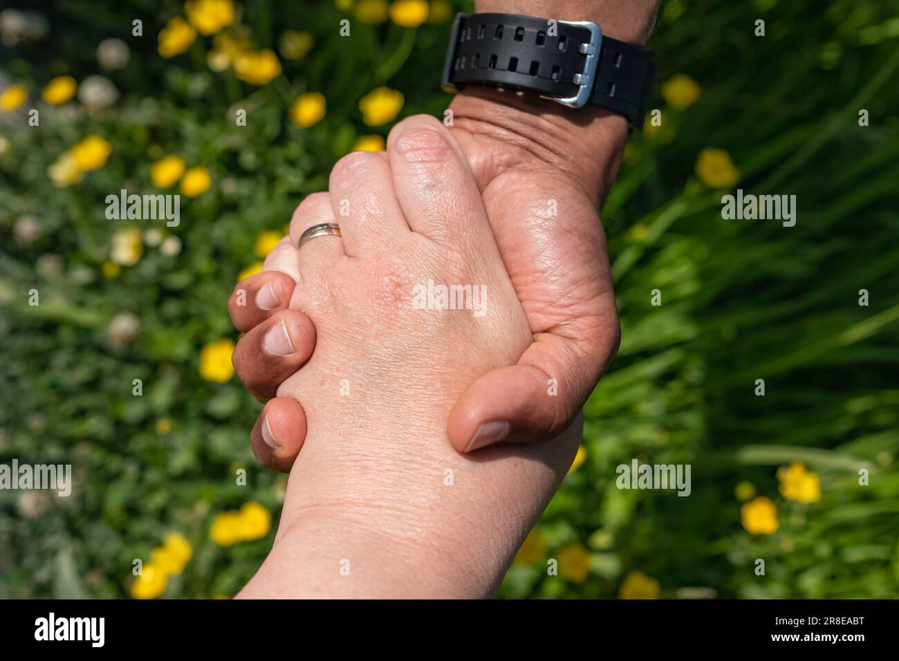 Hands together black white multiracial hi-res stock photography and ...