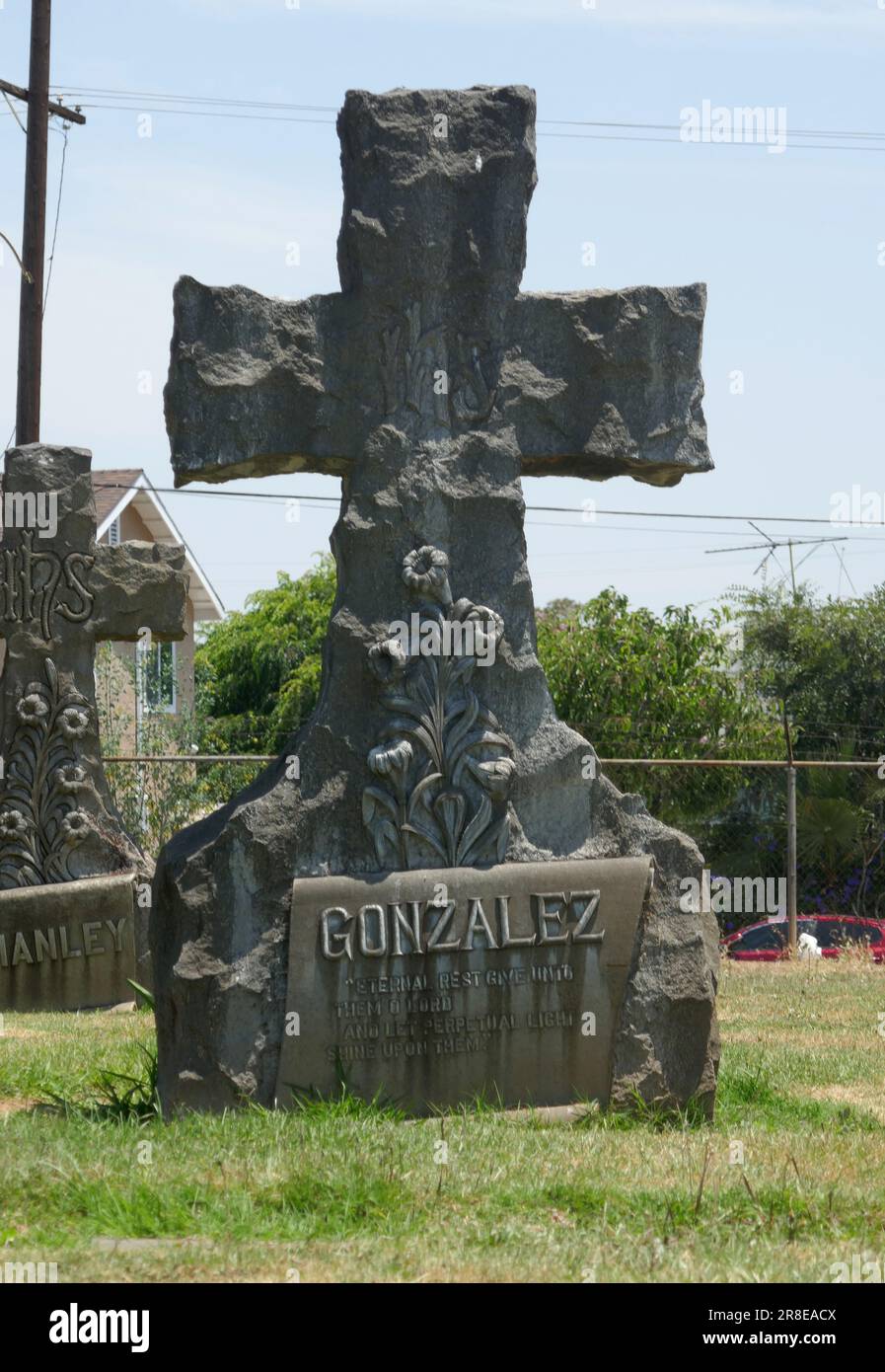 Los Angeles, California, USA 20th June 2023 Actress Myrtle Gonzalez Grave at Calvary Cemetery on ...