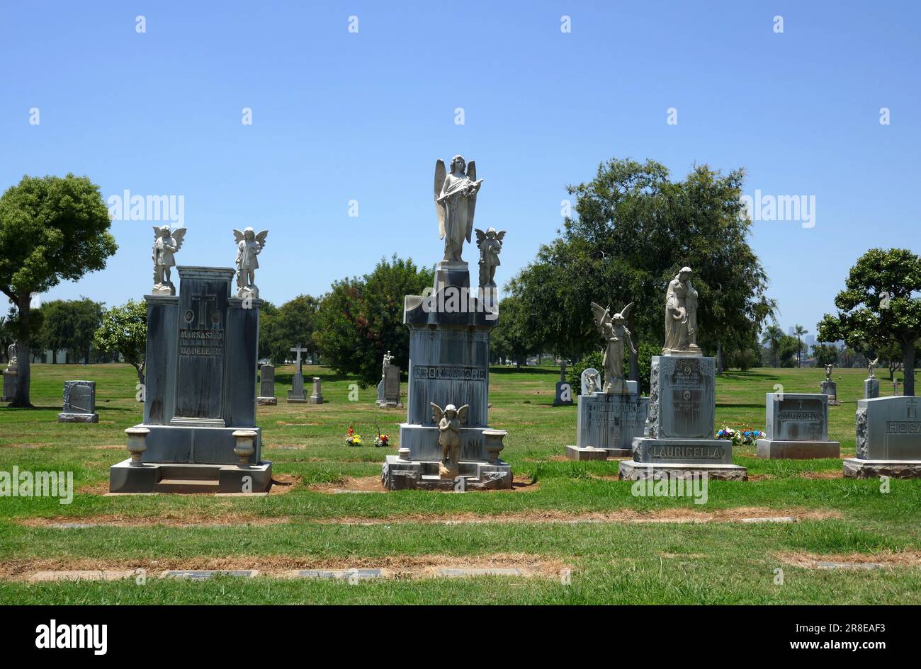 Los Angeles, California, USA 20th June 2023 Calvary Cemetery on June 20 ...