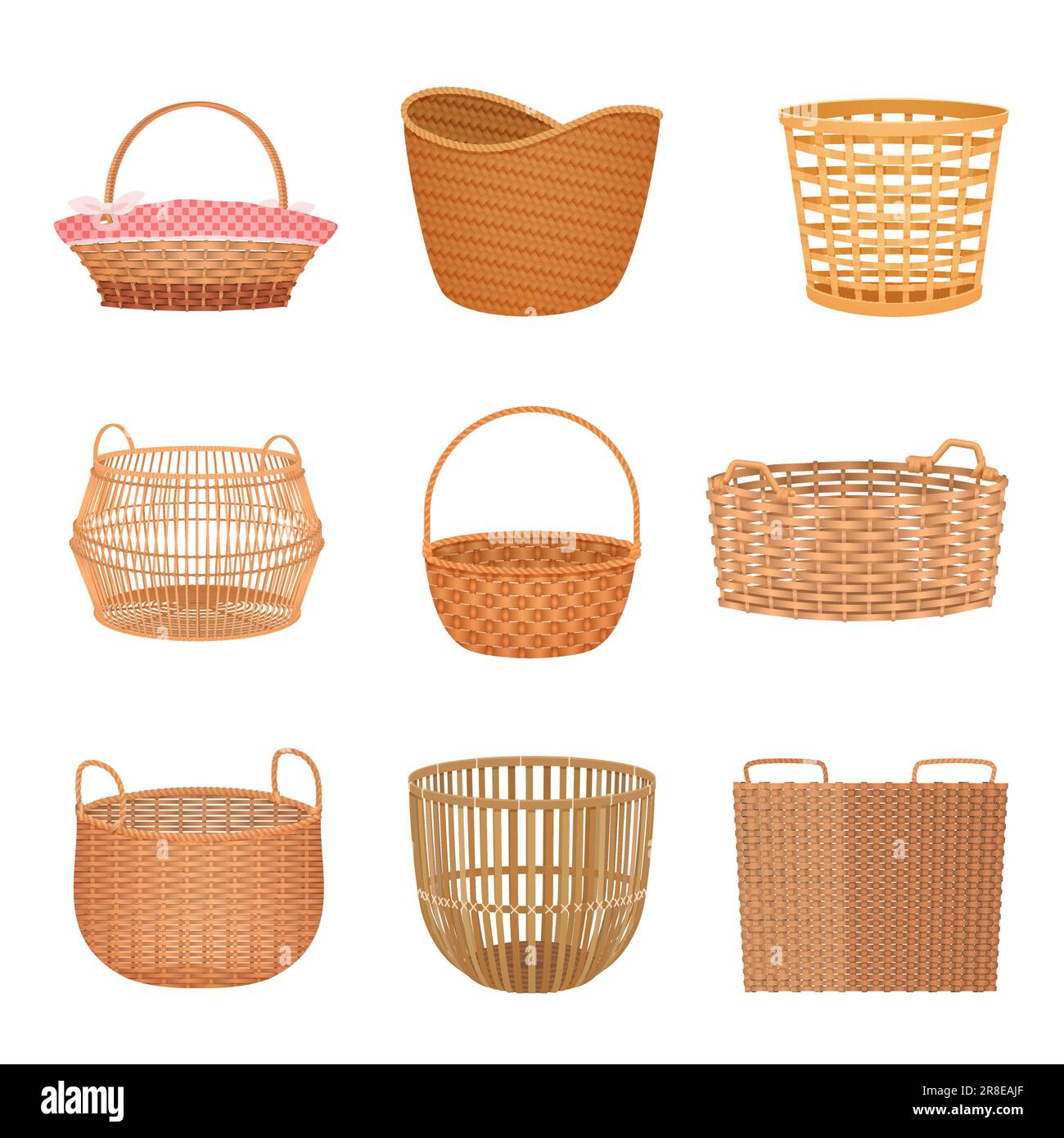 Wicker Basket Cartoon