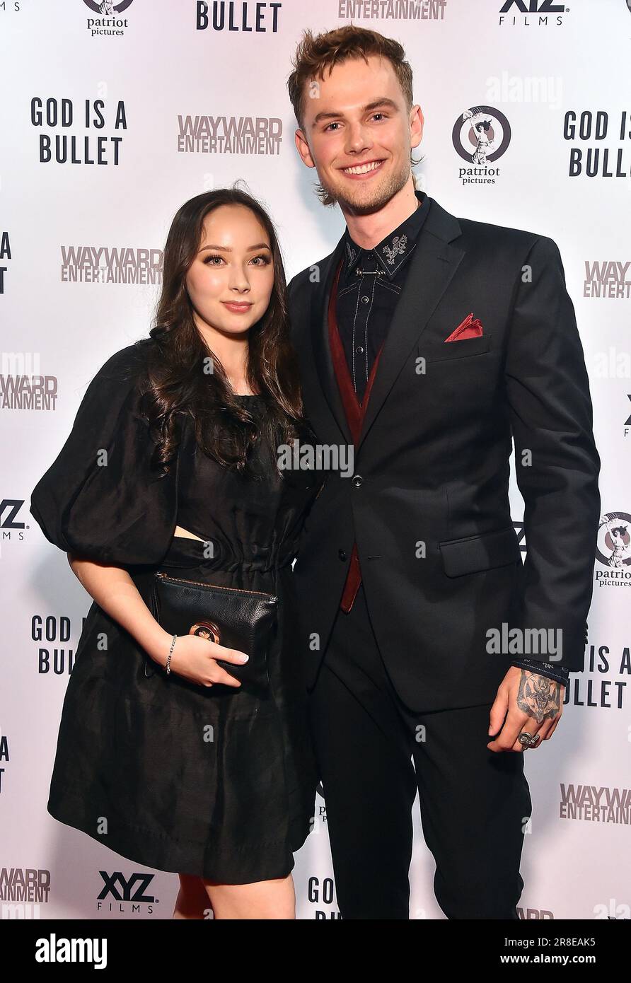 Los Angeles, USA. 20th June, 2023. Chloe Guy and Garrett Wareing at the ...
