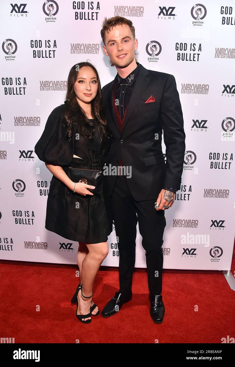 Los Angeles, USA. 20th June, 2023. Chloe Guy and Garrett Wareing at the ...
