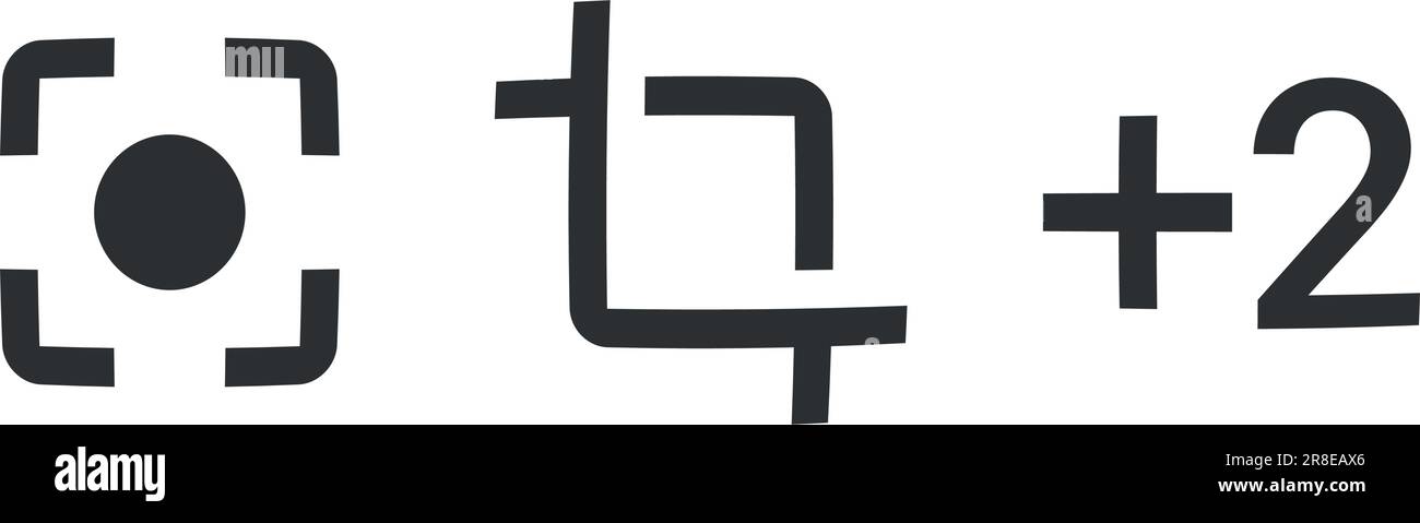 Set of 3 icons Image. A set vector icons. Outline isolated signs ...