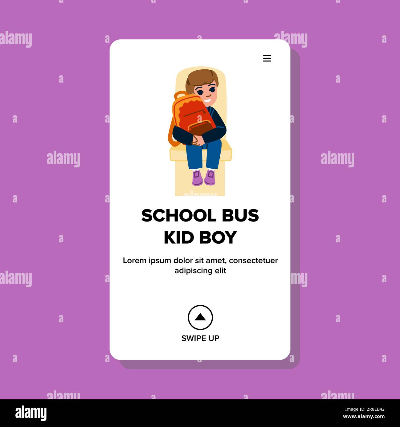 Bus stop poster vintage Stock Vector Images - Alamy