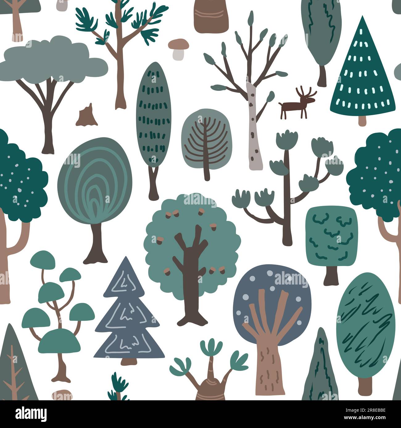 Old pine trees brown Stock Vector Images - Alamy