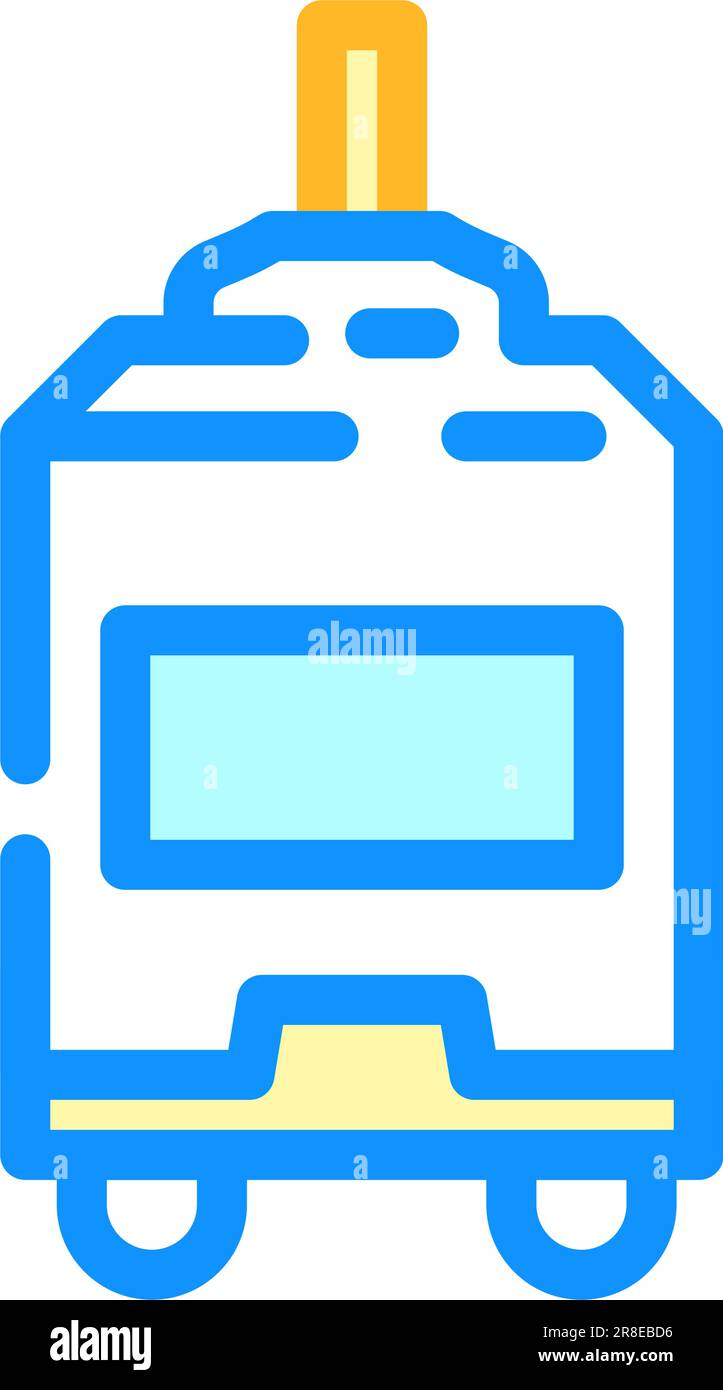 dc motor electronic component color icon vector illustration Stock ...
