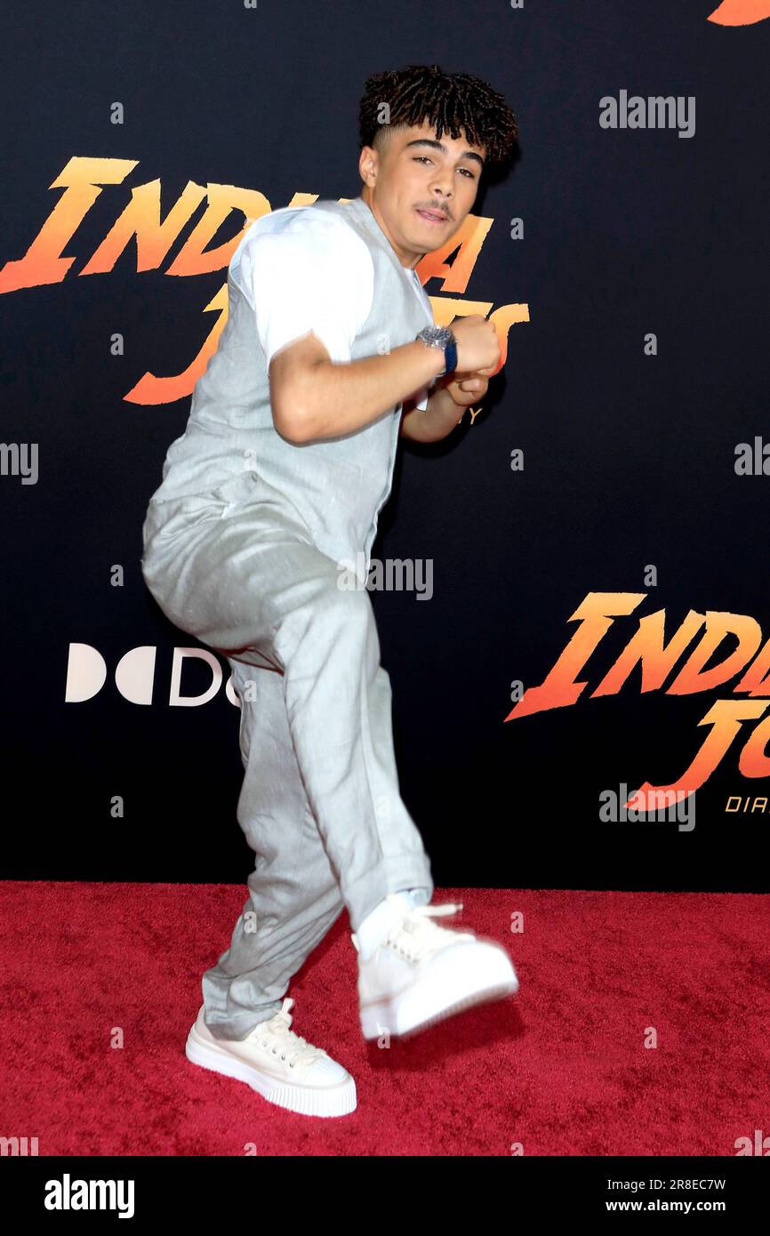 LOS ANGELES - JUN 14: Ethann Isidore at Indiana Jones and the Dial of ...