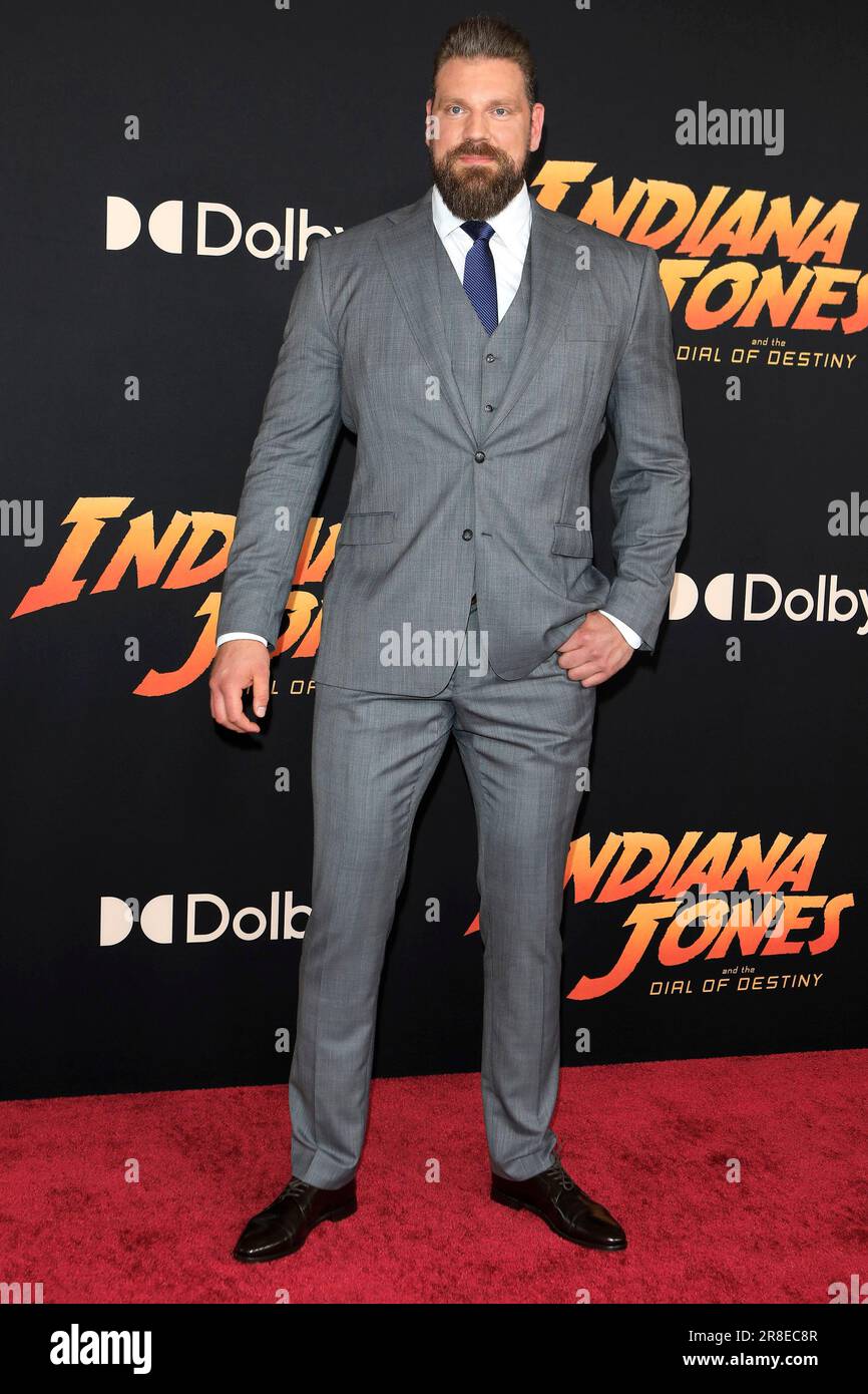 LOS ANGELES - JUN 14: Olivier Richters at Indiana Jones and the Dial of ...