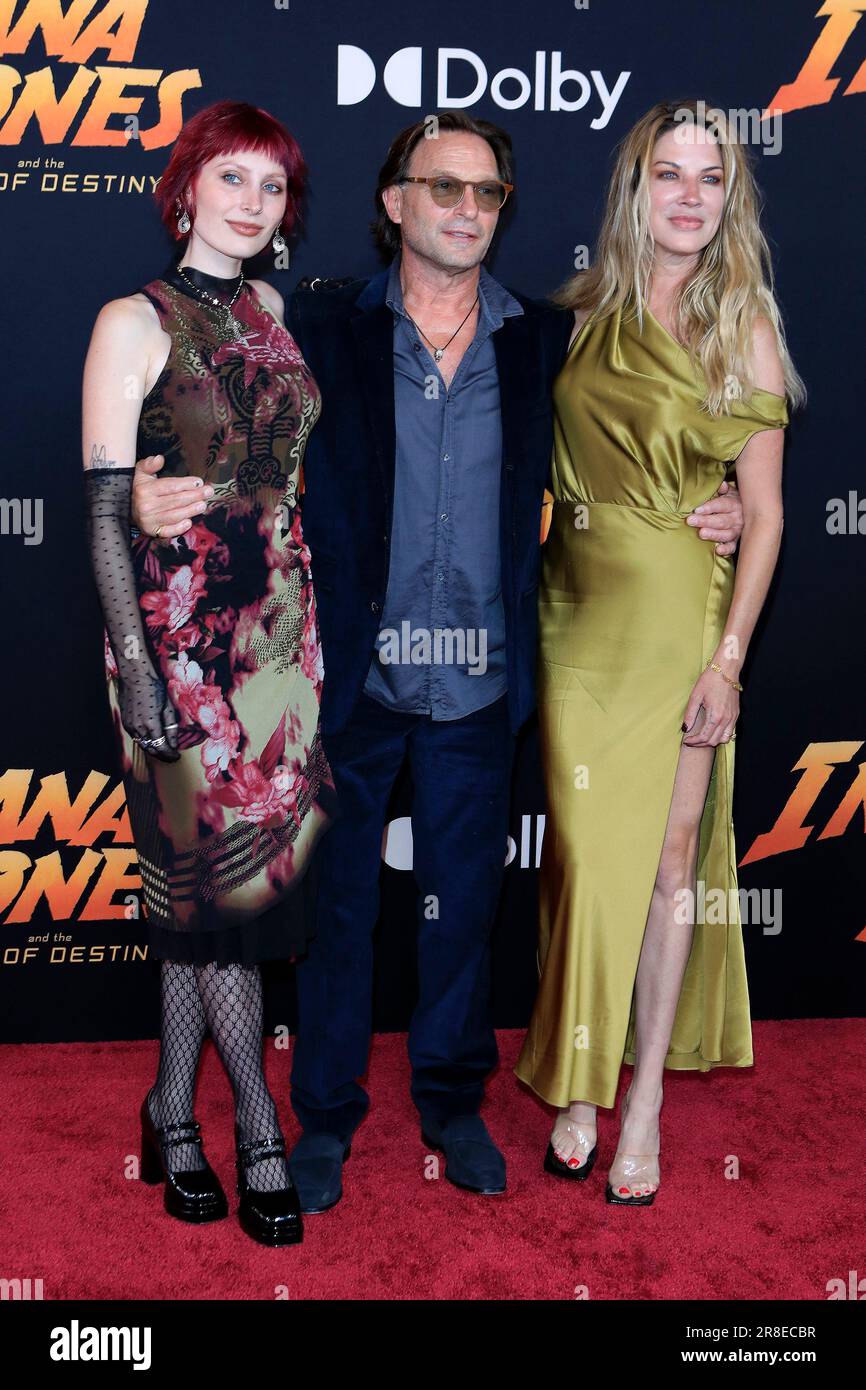 LOS ANGELES - JUN 14: Stella Kretschmann, Thomas Kretschmann, Brittany ...