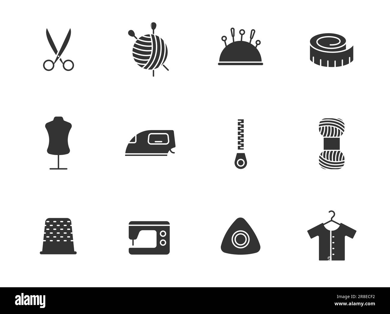 Sewing machine app icon Stock Vector Images - Alamy