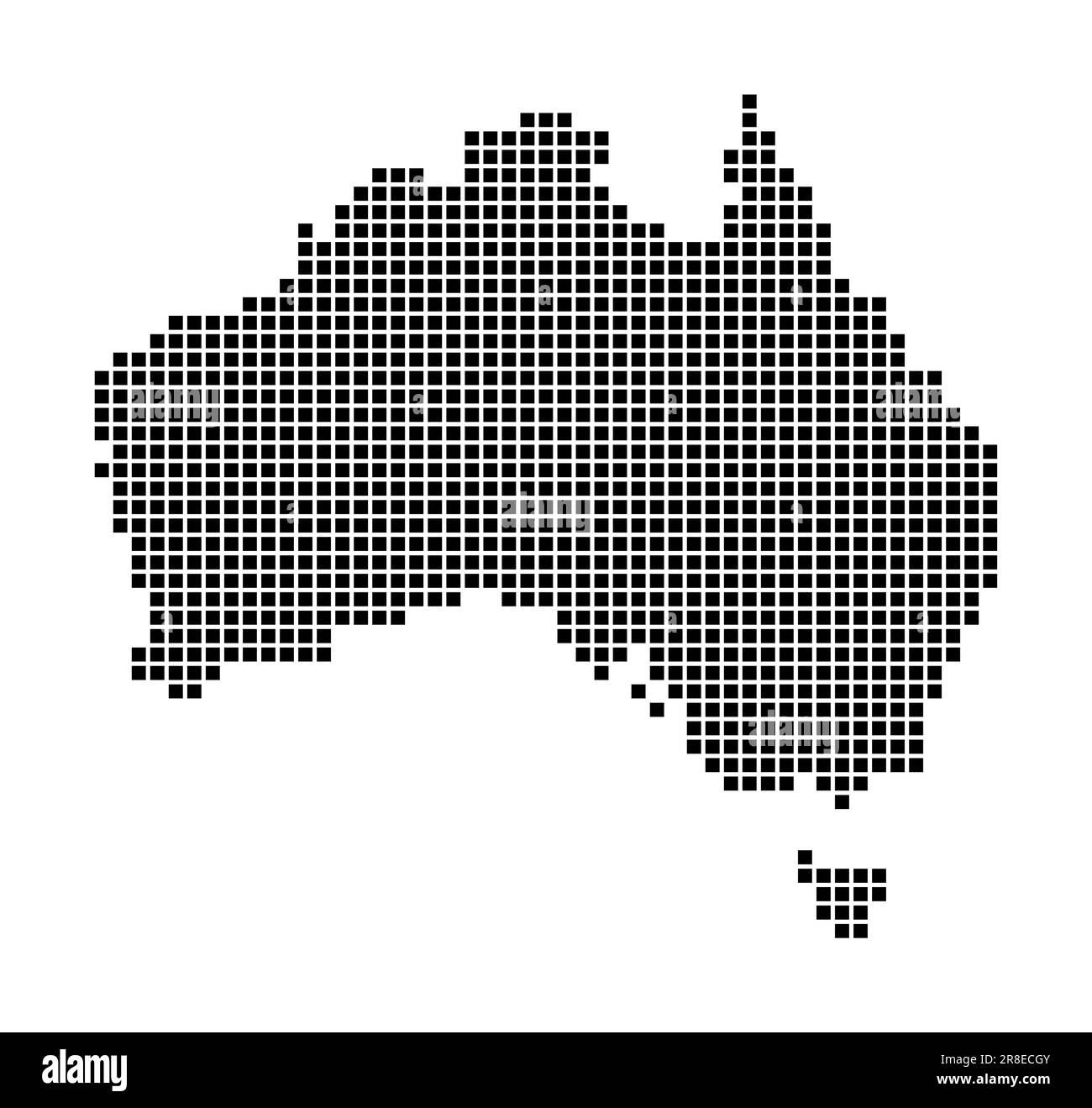 Australia map Black and White Stock Photos & Images - Alamy