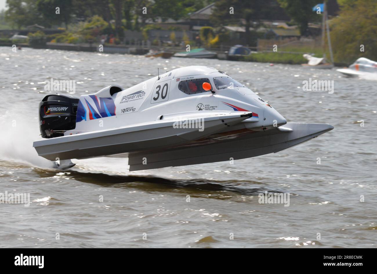 Sam Whittle begins to take off in the F2 qualifying at the Oulton Broad ...