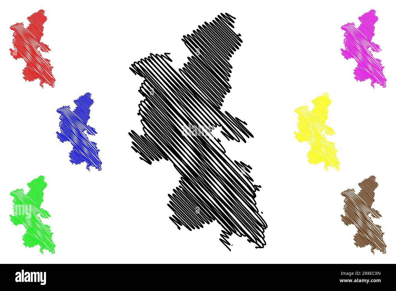 Buckinghamshire Ceremonial county (United Kingdom of Great Britain and Northern Ireland, England ...