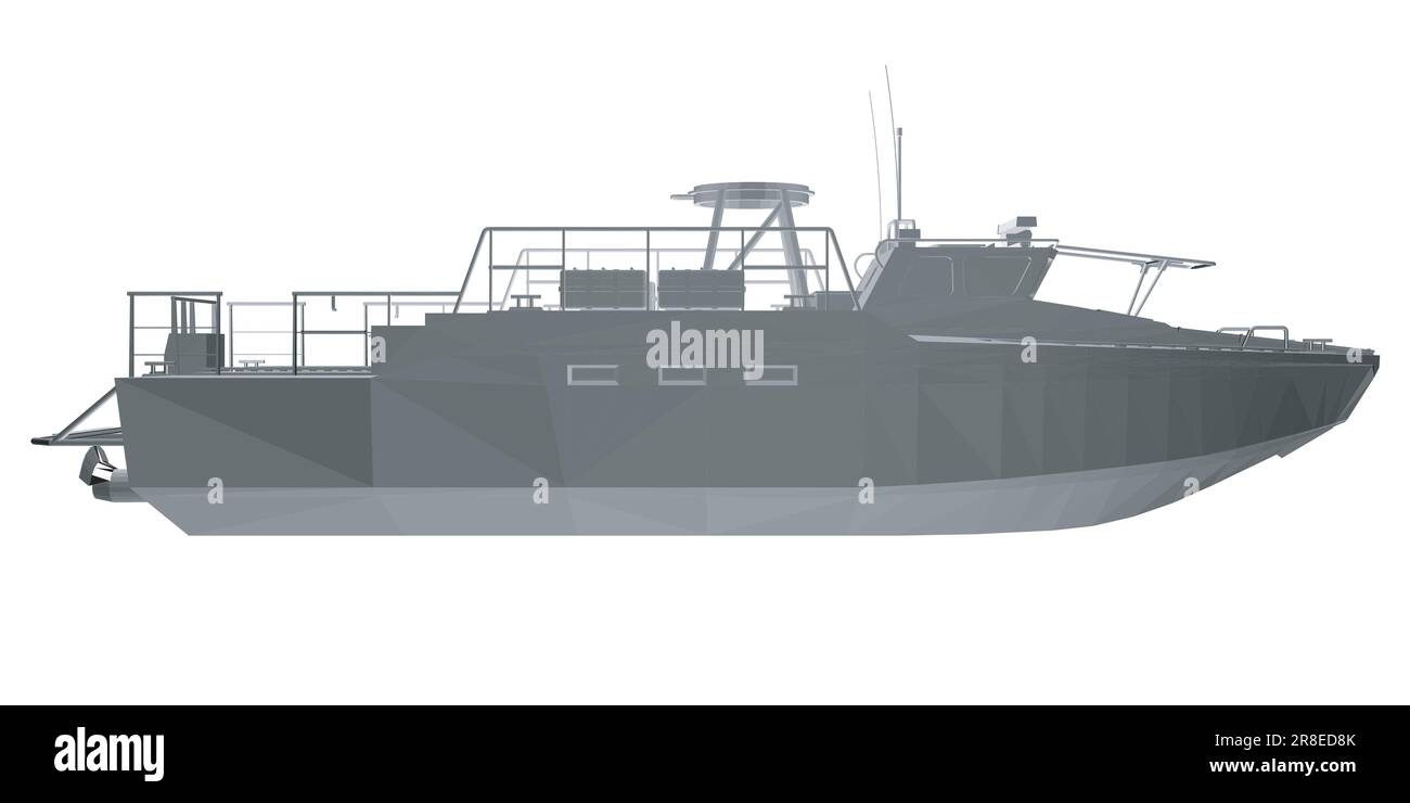 Warship icon gray polygonal. Military ships and naval vessels. isolated ...