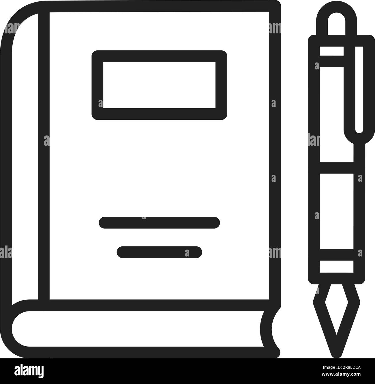 School book and pen Black and White Stock Photos & Images - Alamy