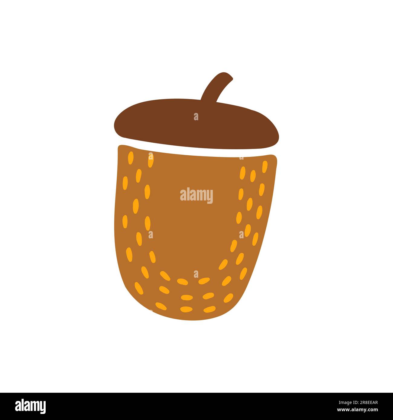 Null digit ABC font element isolated acorn zero autumn font, alphabet ...