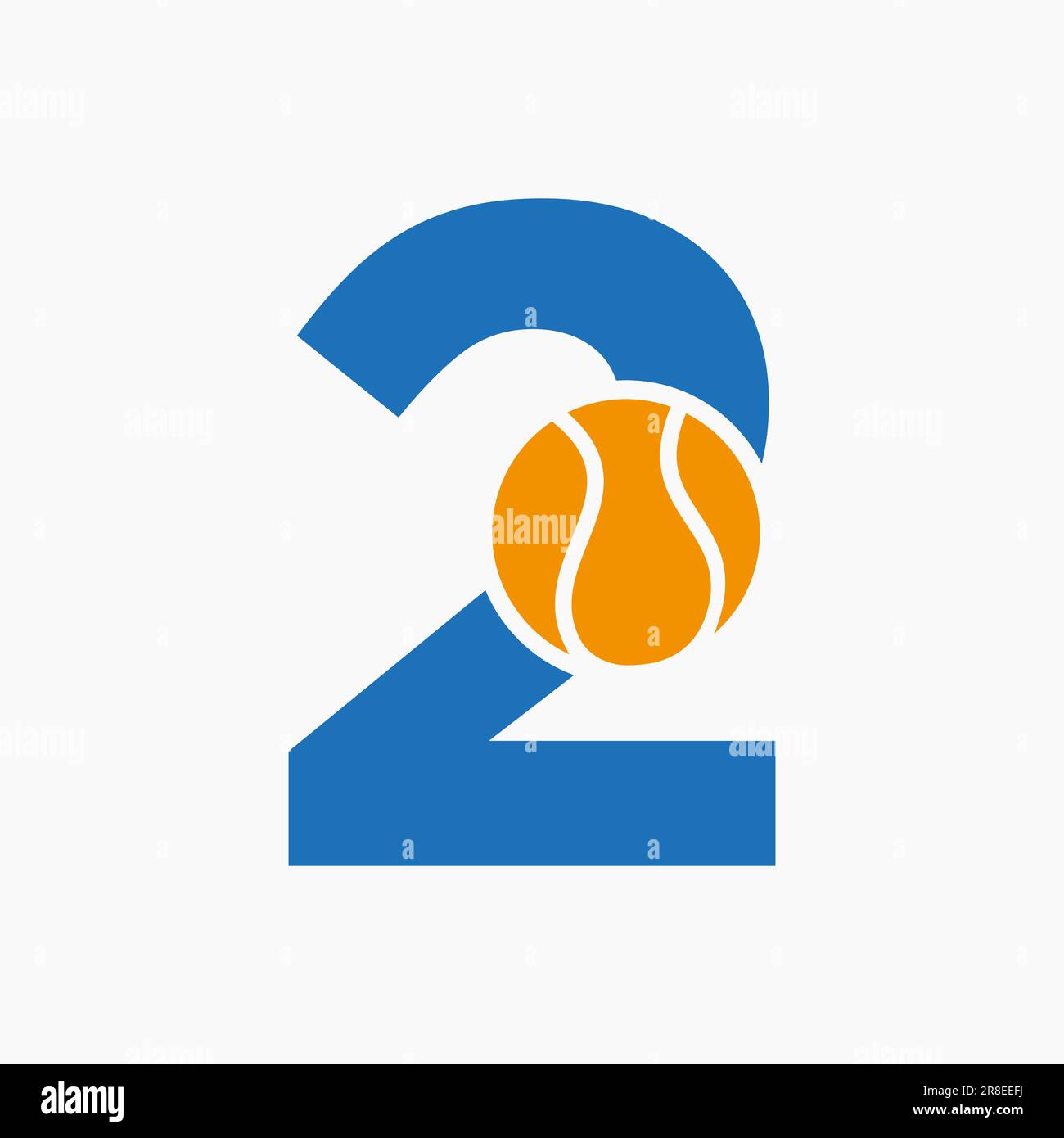 Tennis ball vector sign logo hi-res stock photography and images - Alamy