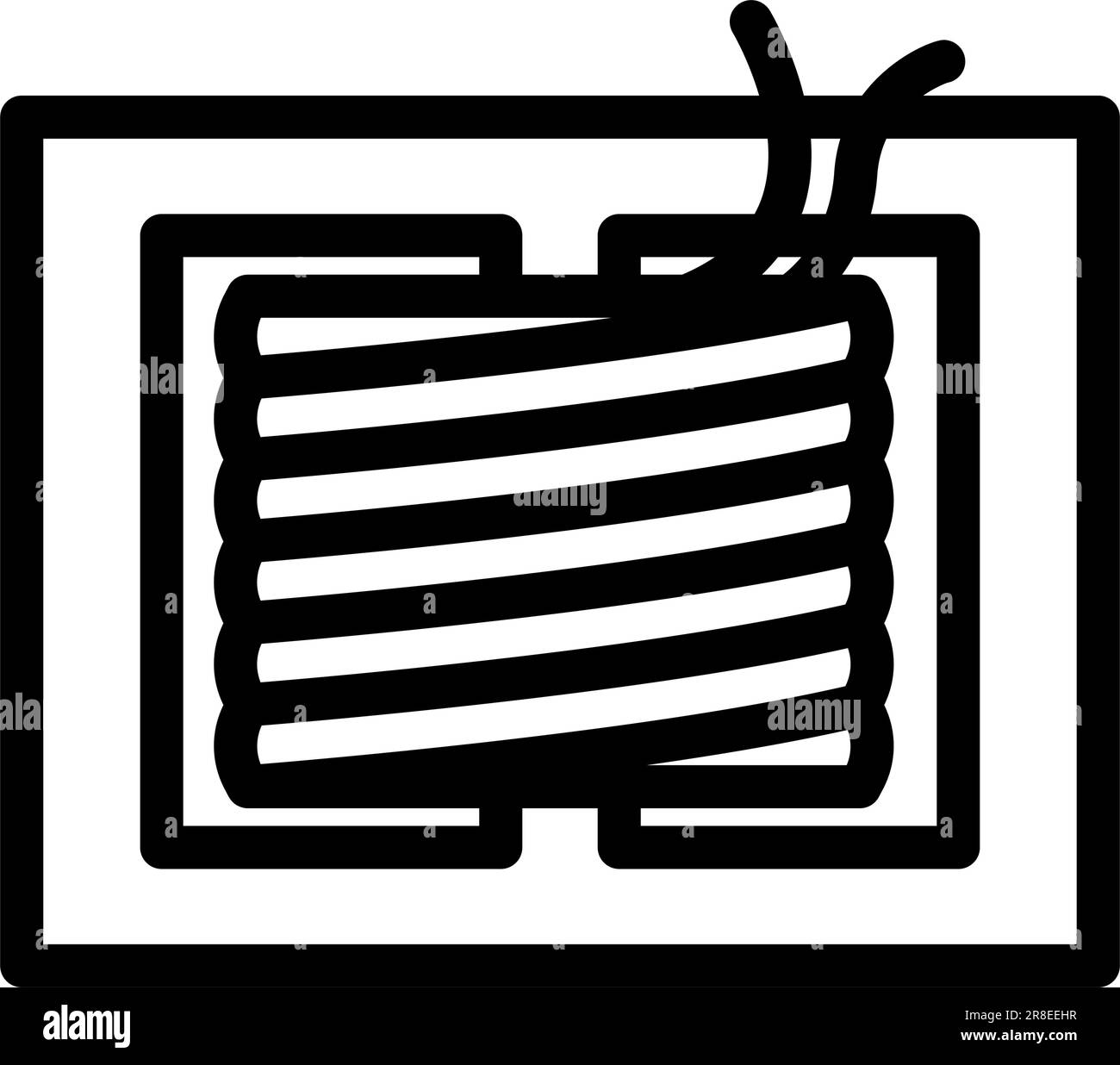 transformer electronic component line icon vector illustration Stock ... transformer electronic component line icon vector illustration Stock ...