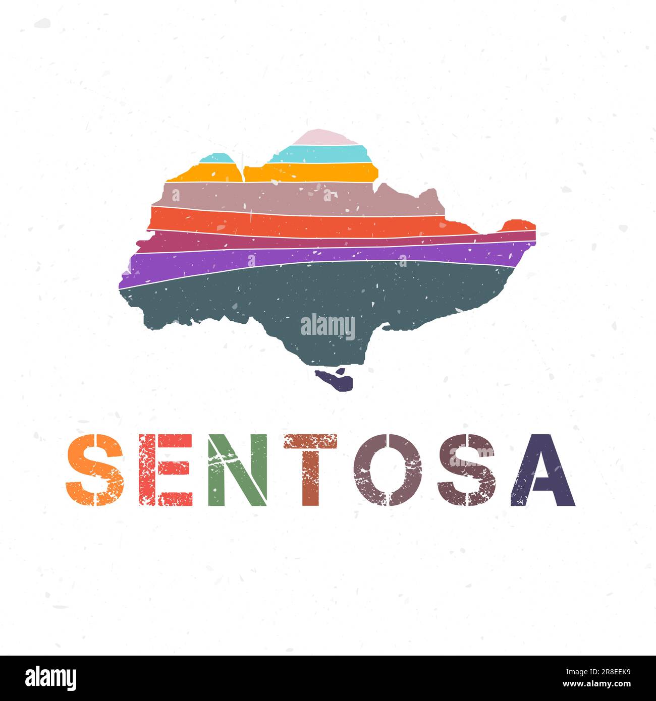 Sentosa map Cut Out Stock Images & Pictures - Alamy