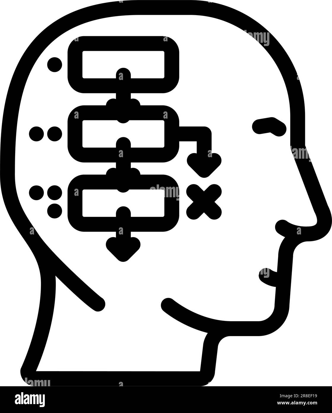 logic math science education line icon vector illustration Stock Vector ...