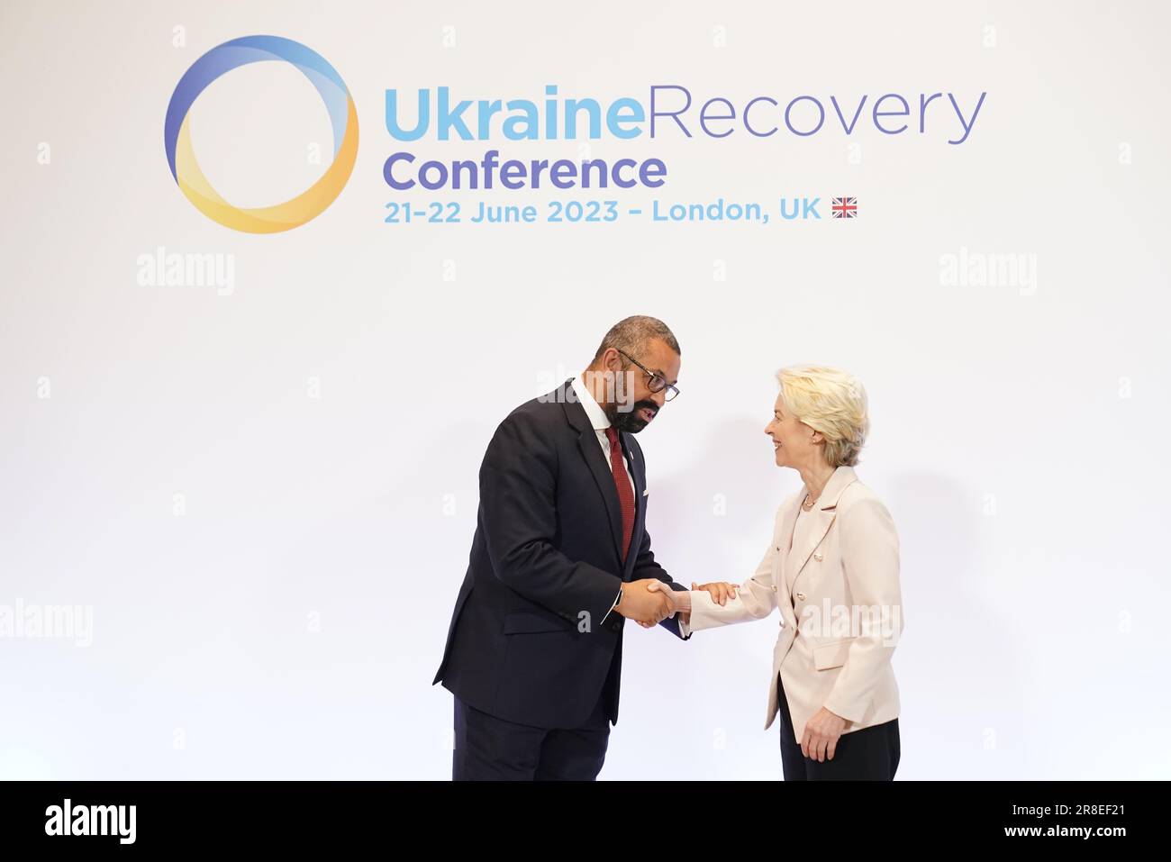 Foreign Secretary James Cleverly welcomes Ursula von der Leyen ...
