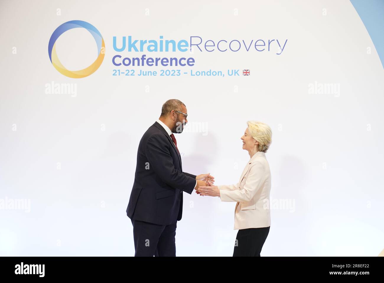 Foreign Secretary James Cleverly welcomes Ursula von der Leyen ...