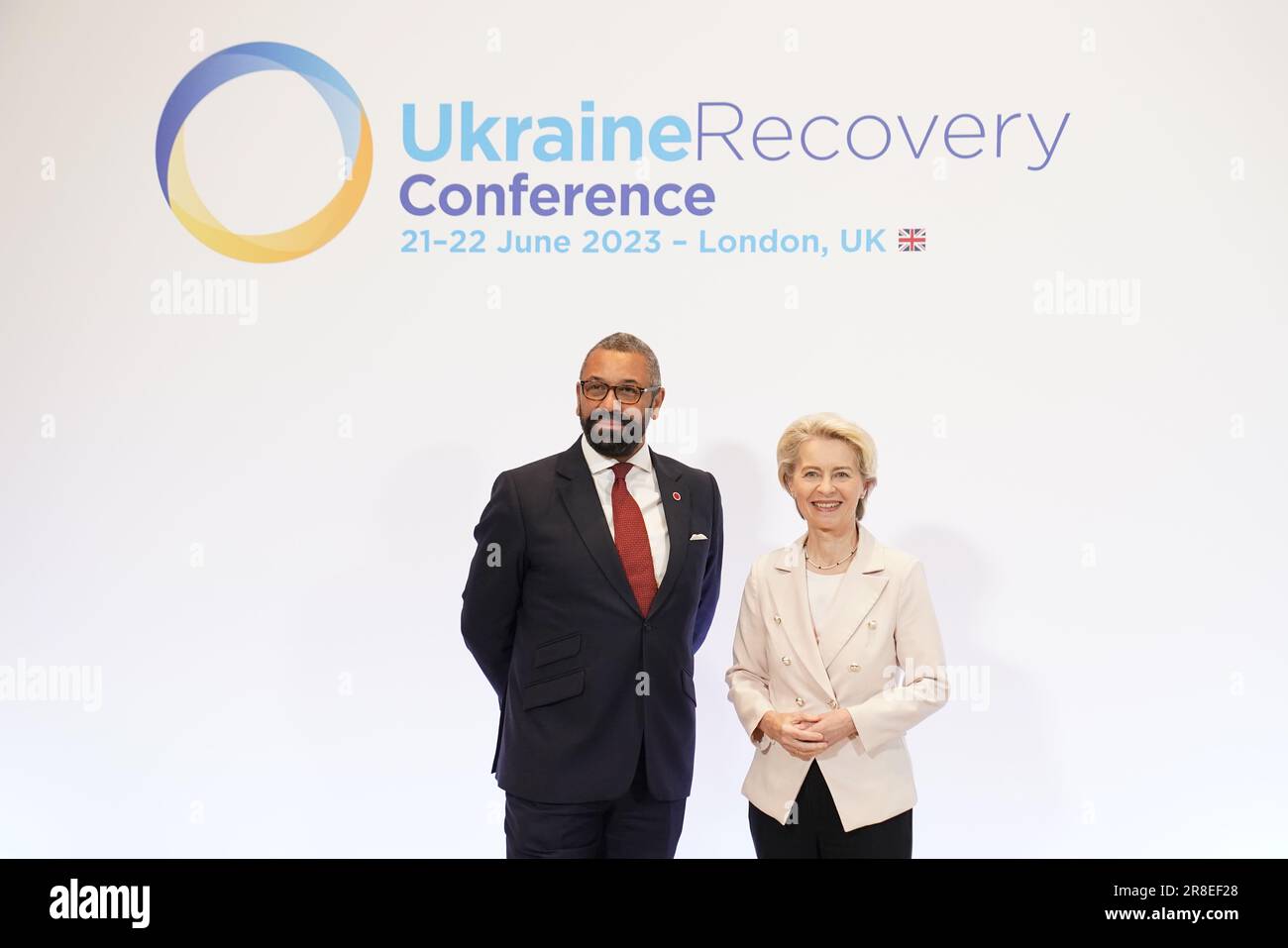 Cleverly von der leyen hi-res stock photography and images - Alamy