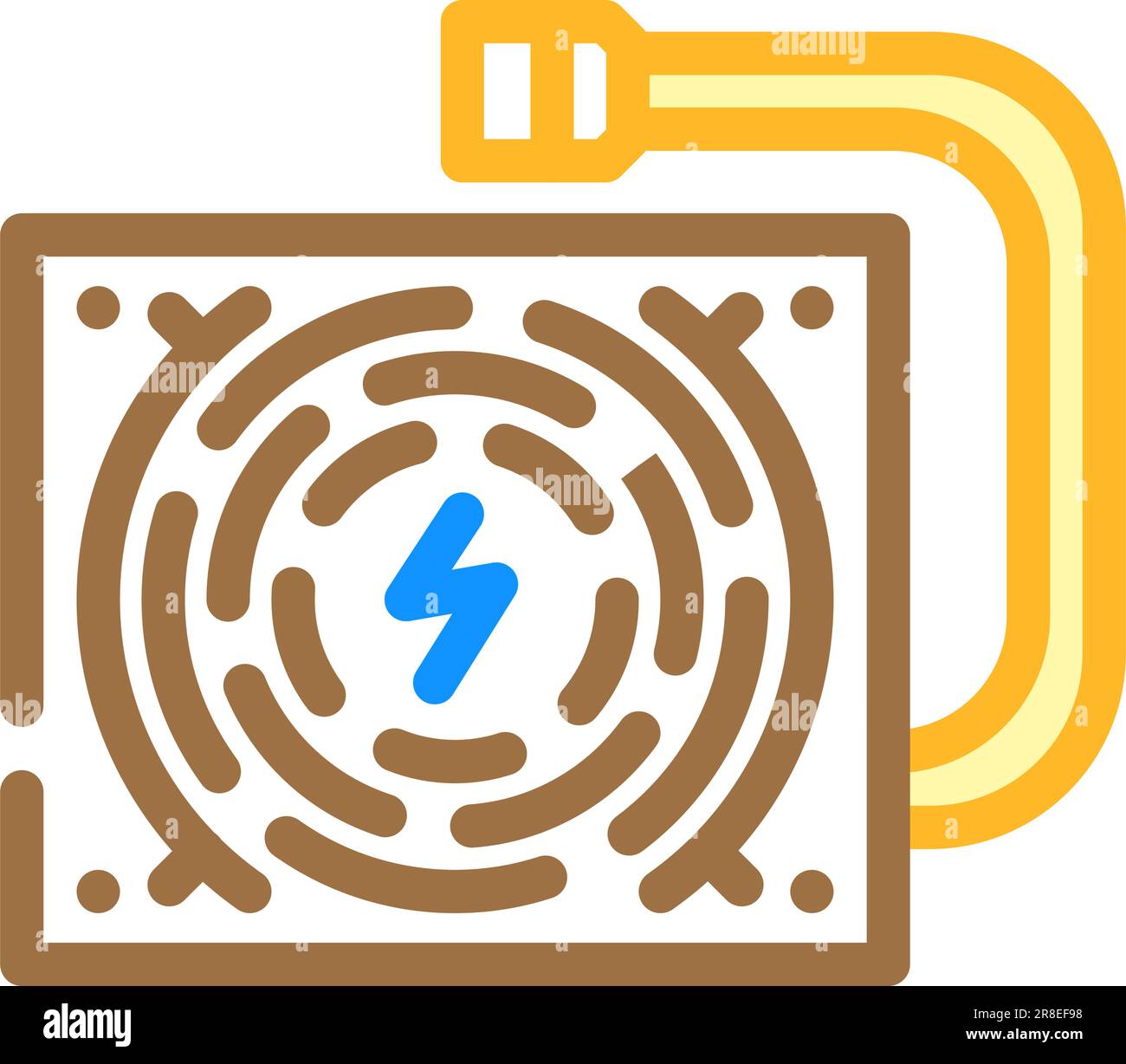 power supply gaming pc color icon vector illustration Stock Vector ...