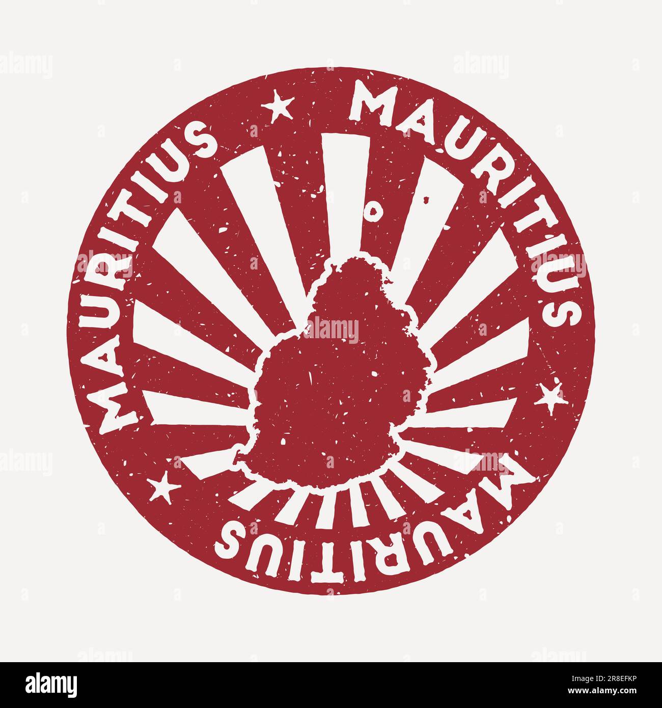 Mauritius travel destination Stock Vector Images - Alamy