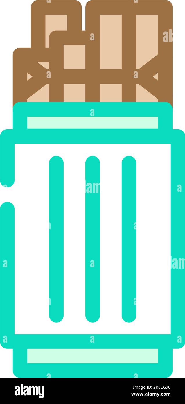 nuclear fuel rod energy color icon vector illustration Stock Vector ...