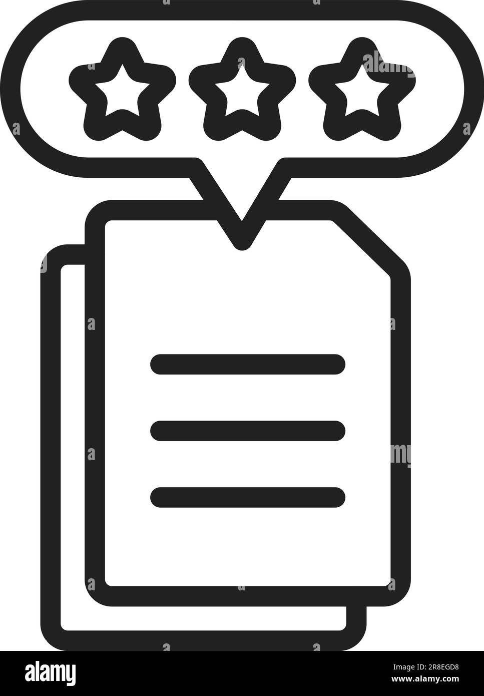 Document Review Icon Image Stock Vector Image & Art - Alamy