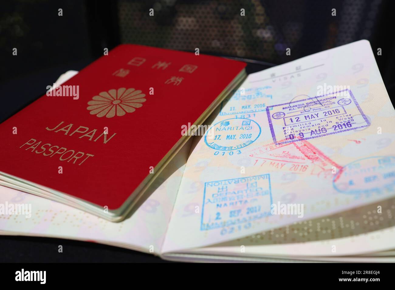 Tokyo, Japan, April 2023. Japanese passport Stock Photo - Alamy