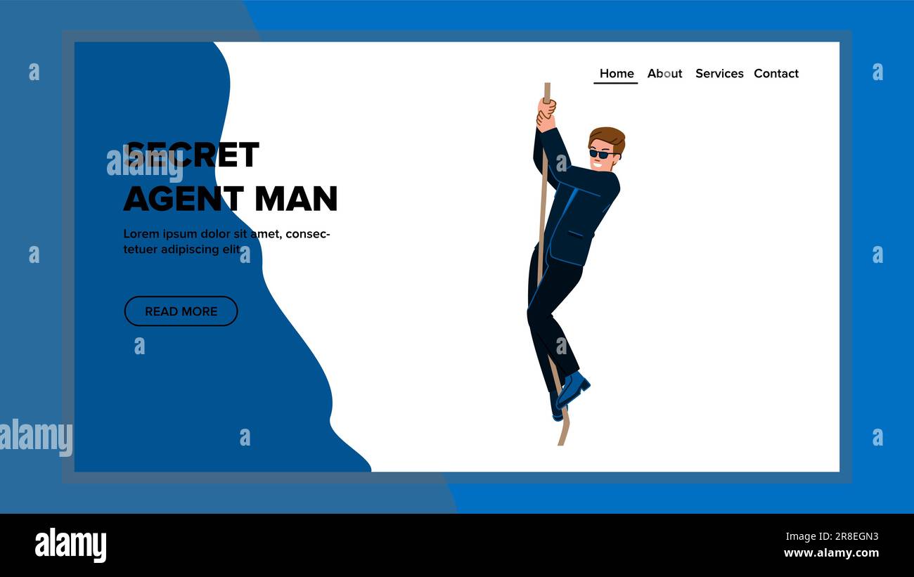 secret agent man vector Stock Vector Image & Art - Alamy