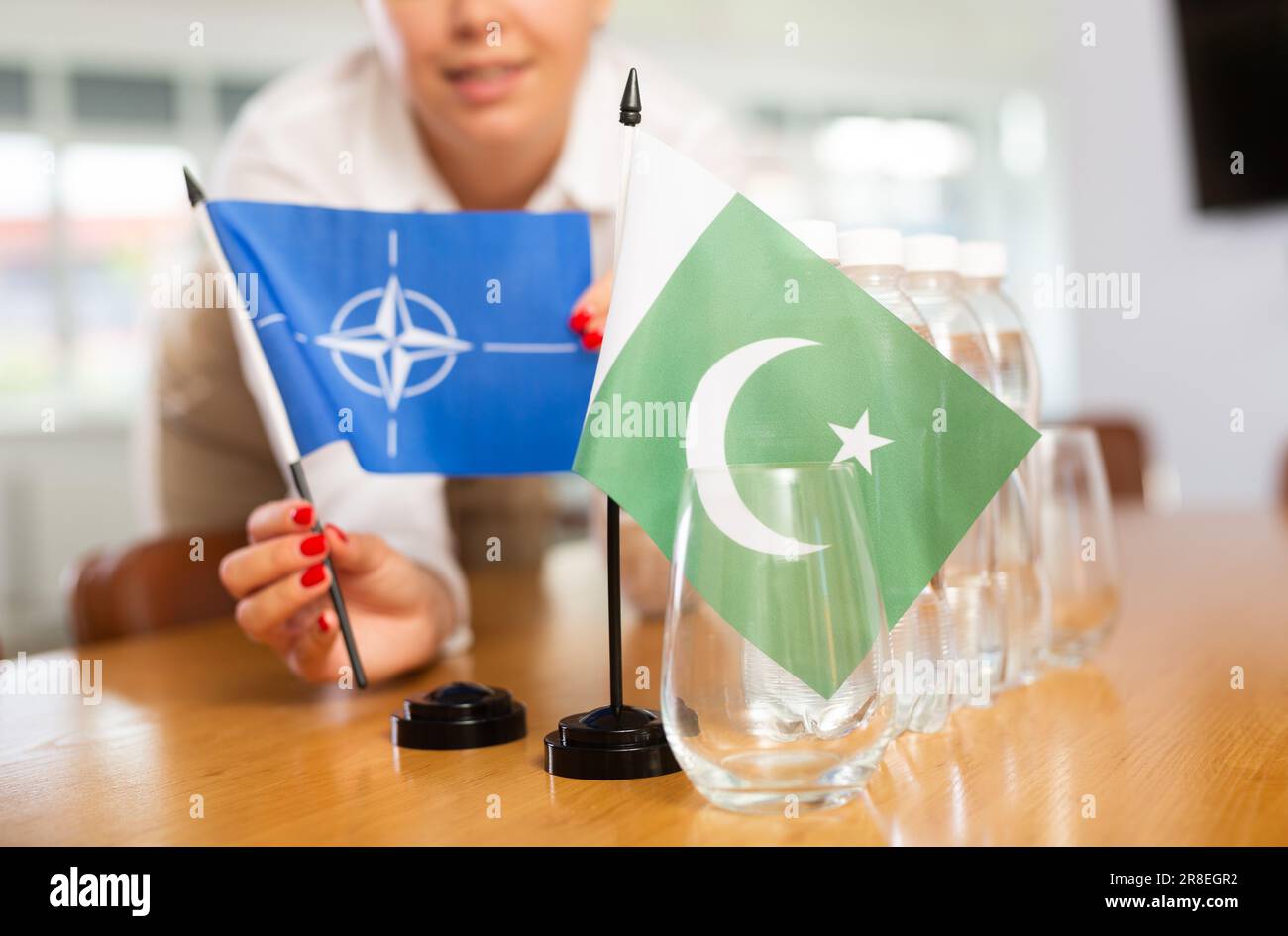 Nato pakistan flag hi-res stock photography and images - Alamy