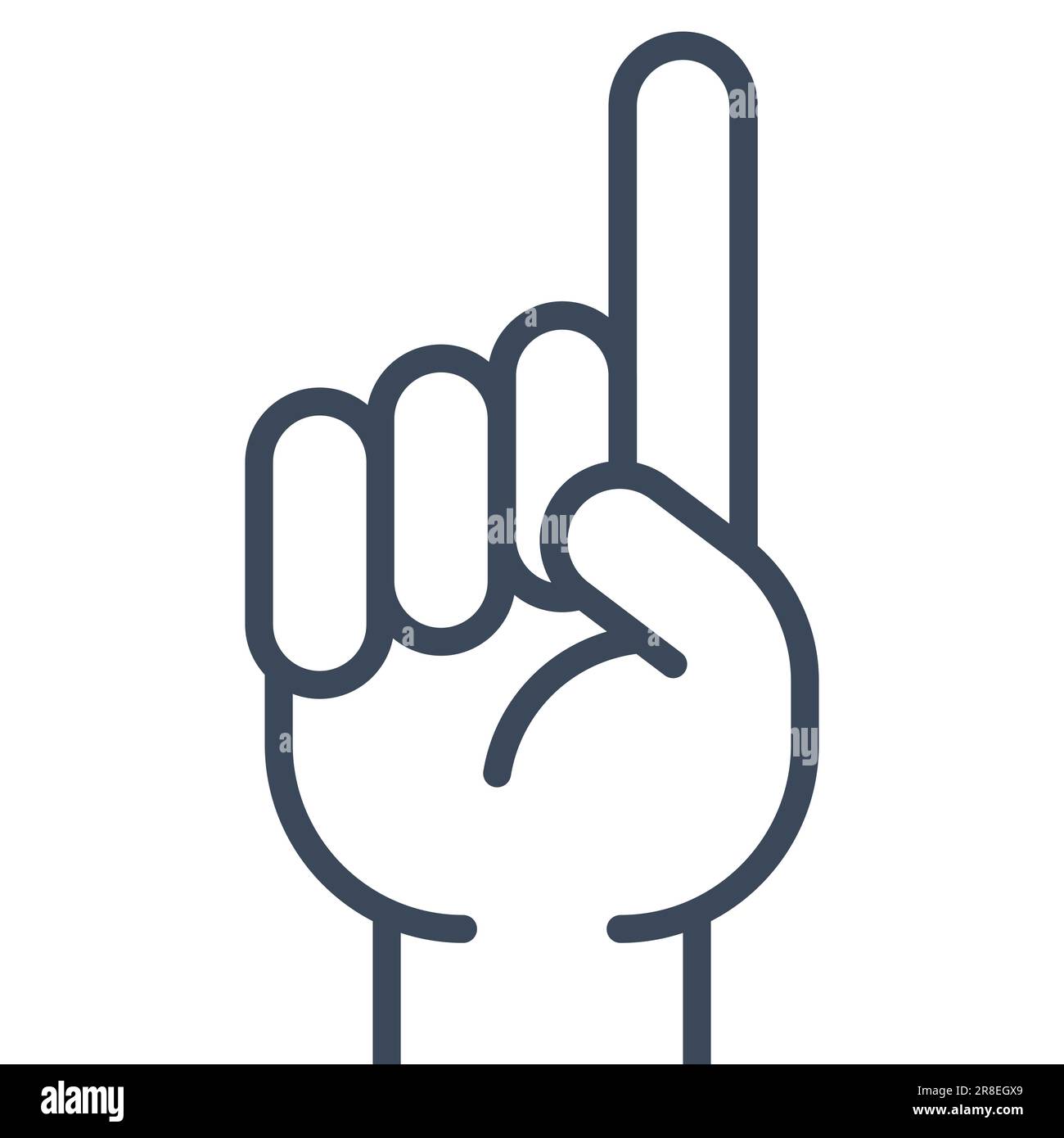 Index Finger Logo Hand Cartoon Index Finger Shows Direction, Index