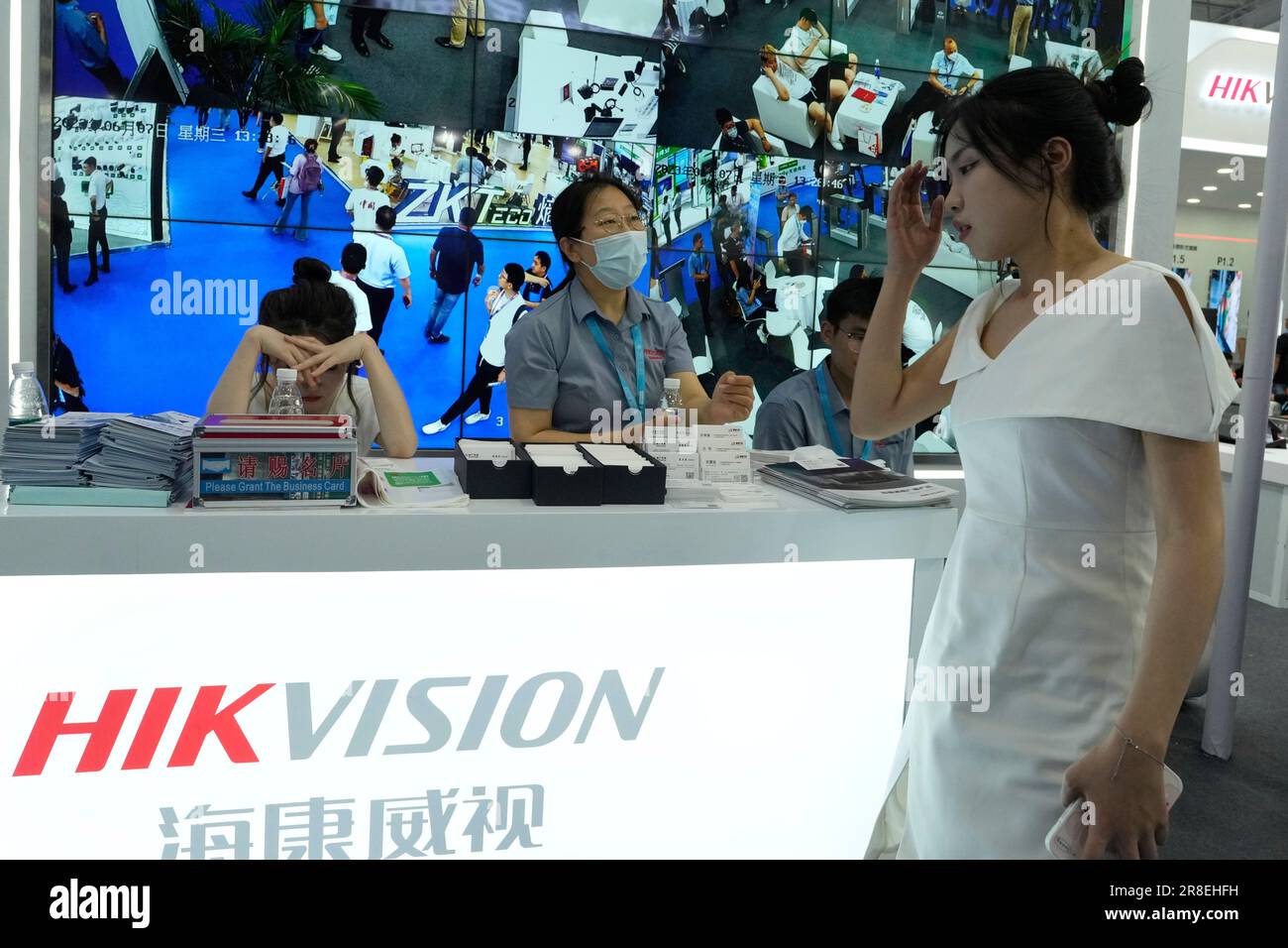 Surveillance camera maker Hikvision, one of the Chinese tech companies ...