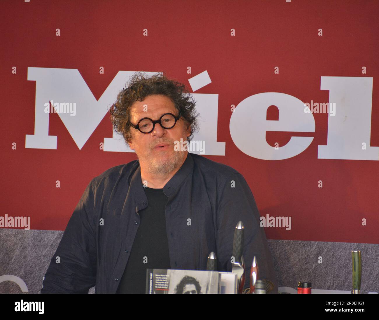 Marco Pierre White at Pub in the Park, Victoria Park, Bath, UK. June 17 ...