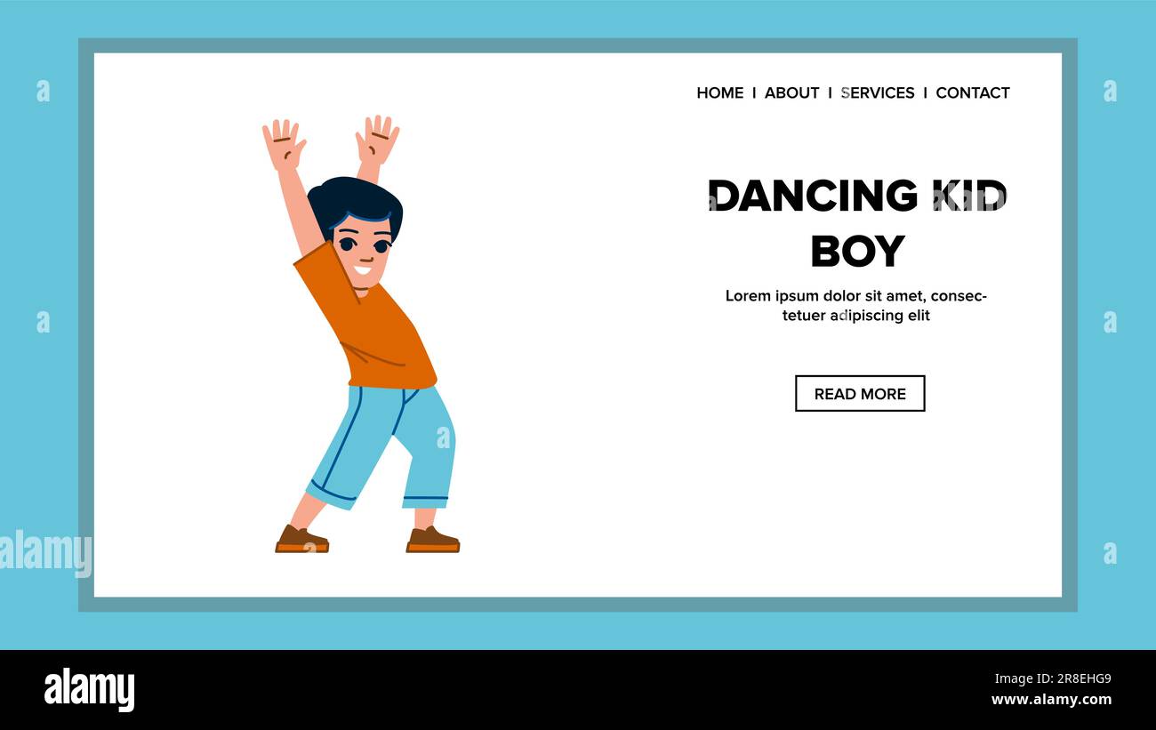 American child dancing Stock Vector Images - Alamy