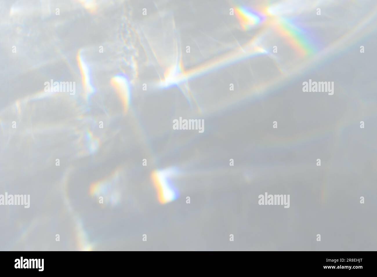 Blurred Prism Light Overlay rainbow light refraction Flare Background ...