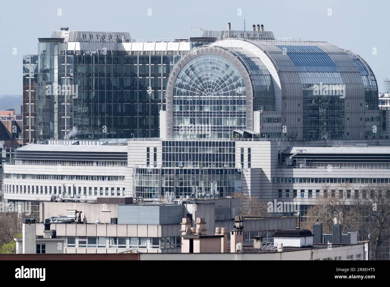 Paul-Henri Spaak building of the European Parliament seat in Espace ...