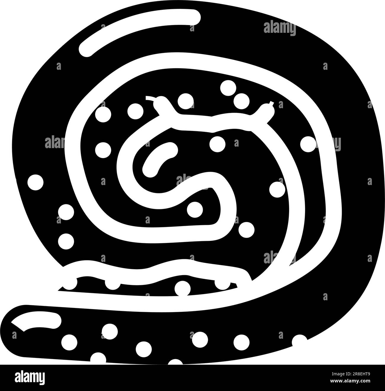 feta bun food meal glyph icon vector. feta bun food meal sign. isolated ...