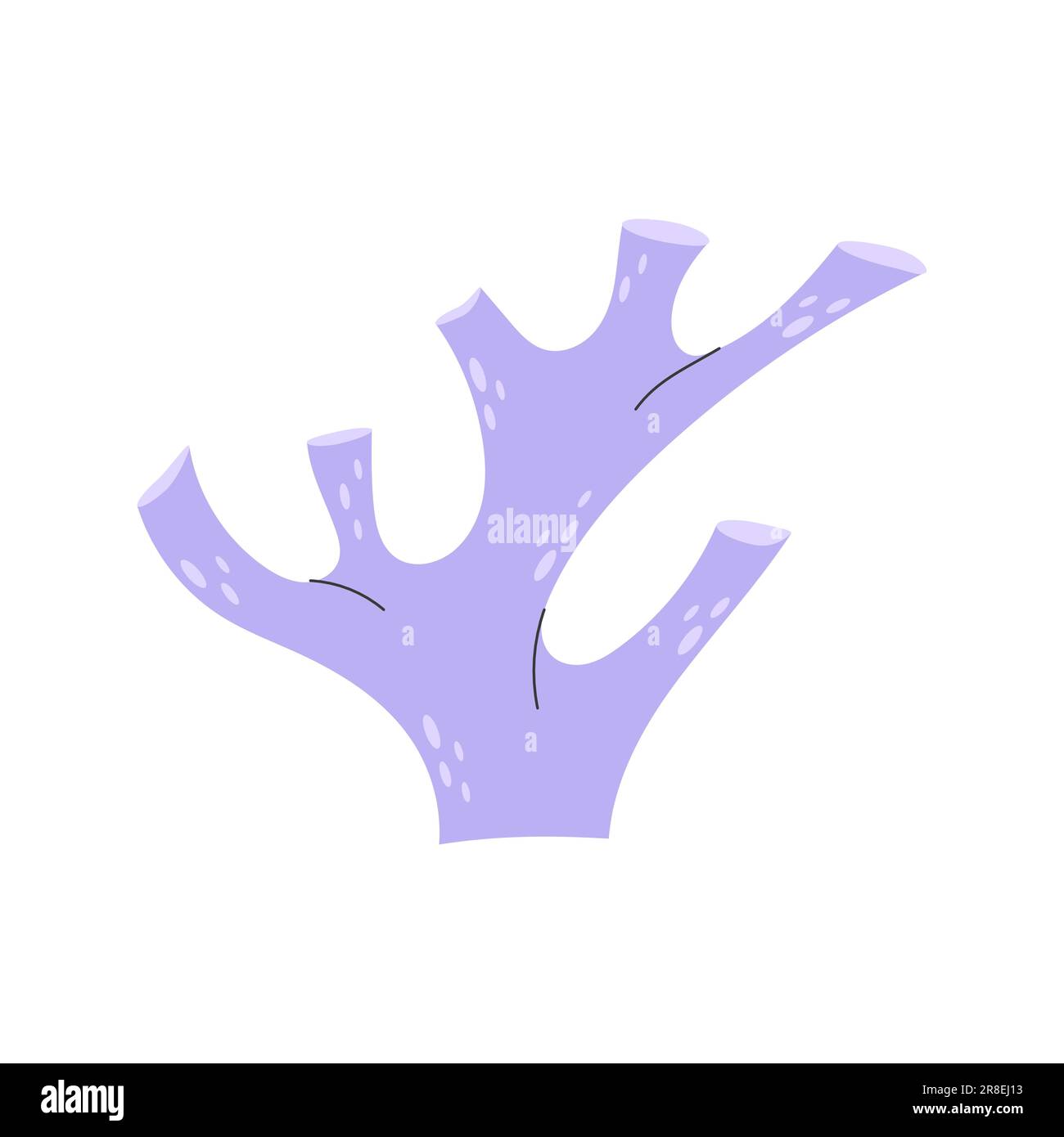 Cute sea coral in cartoon style Stock Vector Image & Art - Alamy