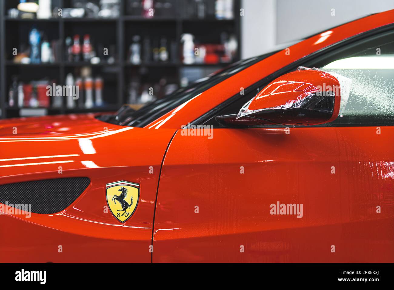 Installing ppf paint protection hi-res stock photography and images - Alamy
