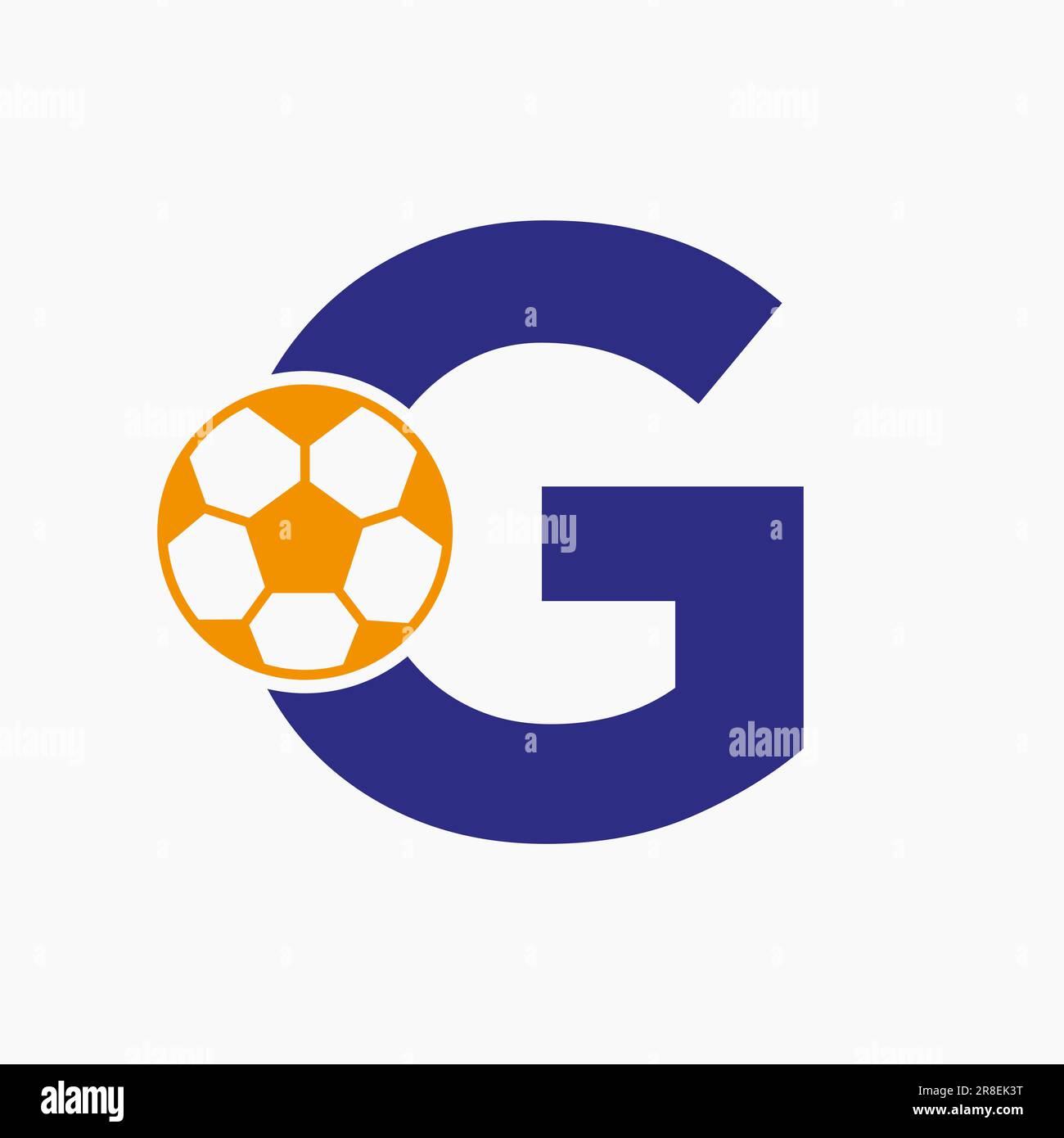 Initial Letter G Soccer Logo. Football Logo Design Vector Template ...